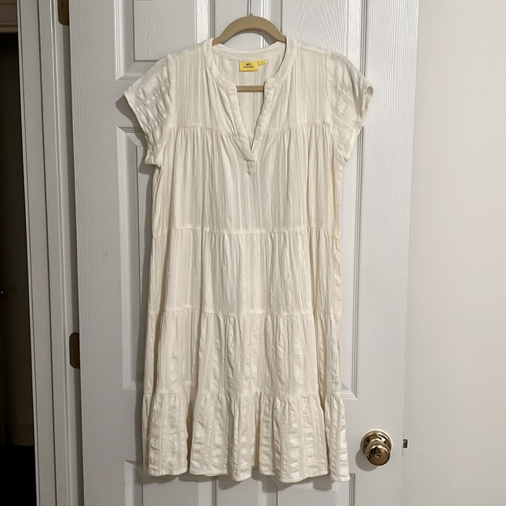 Roberta Roller Rabbit Cream Tiered Dress - Gem